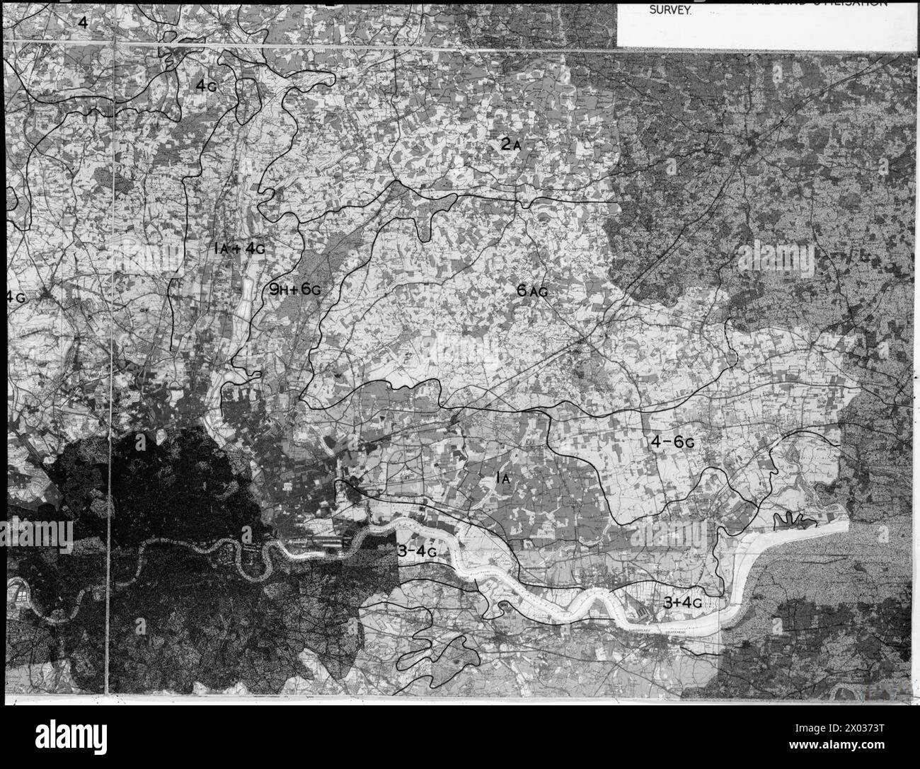 Map of london 1944 hi-res stock photography and images - Alamy