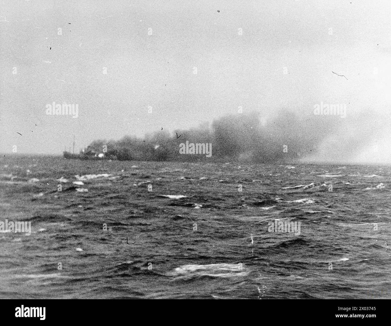 HMS SCYLLA SINKS GERMAN BLOCKADE RUNNER ON LAST LAP OF HER JOURNEY ...