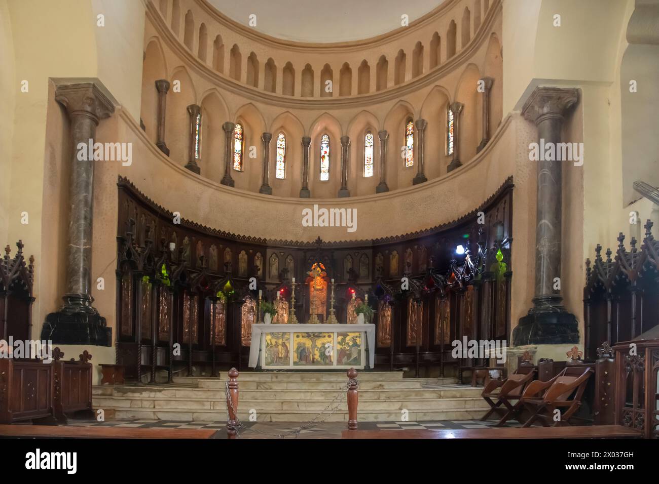 Interior, Christ Church Anglican Cathedral (1879, on a vision of Edward ...