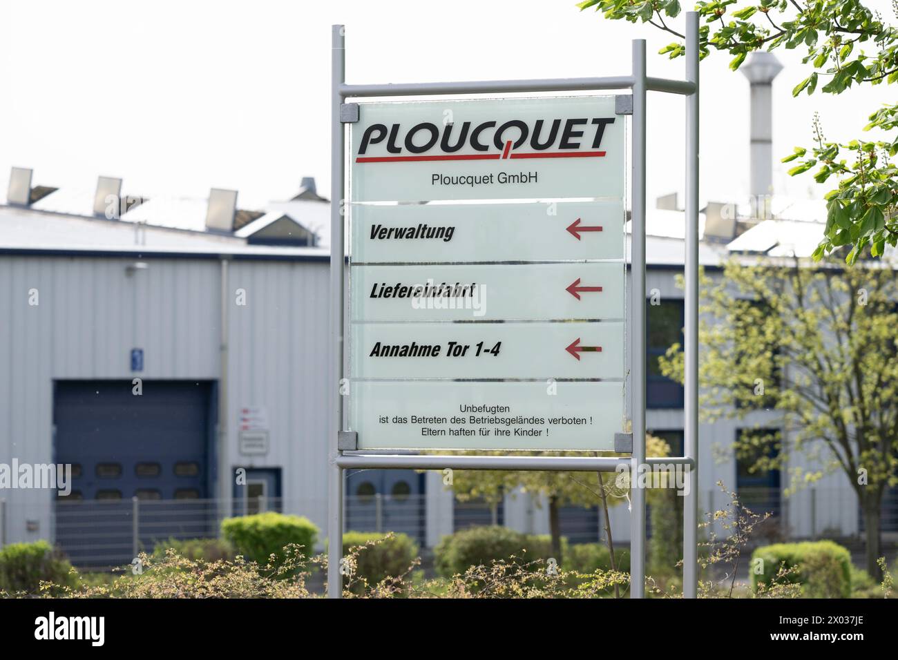 PRODUCTION - 09 April 2024, Saxony, Zittau: The company premises of the ...