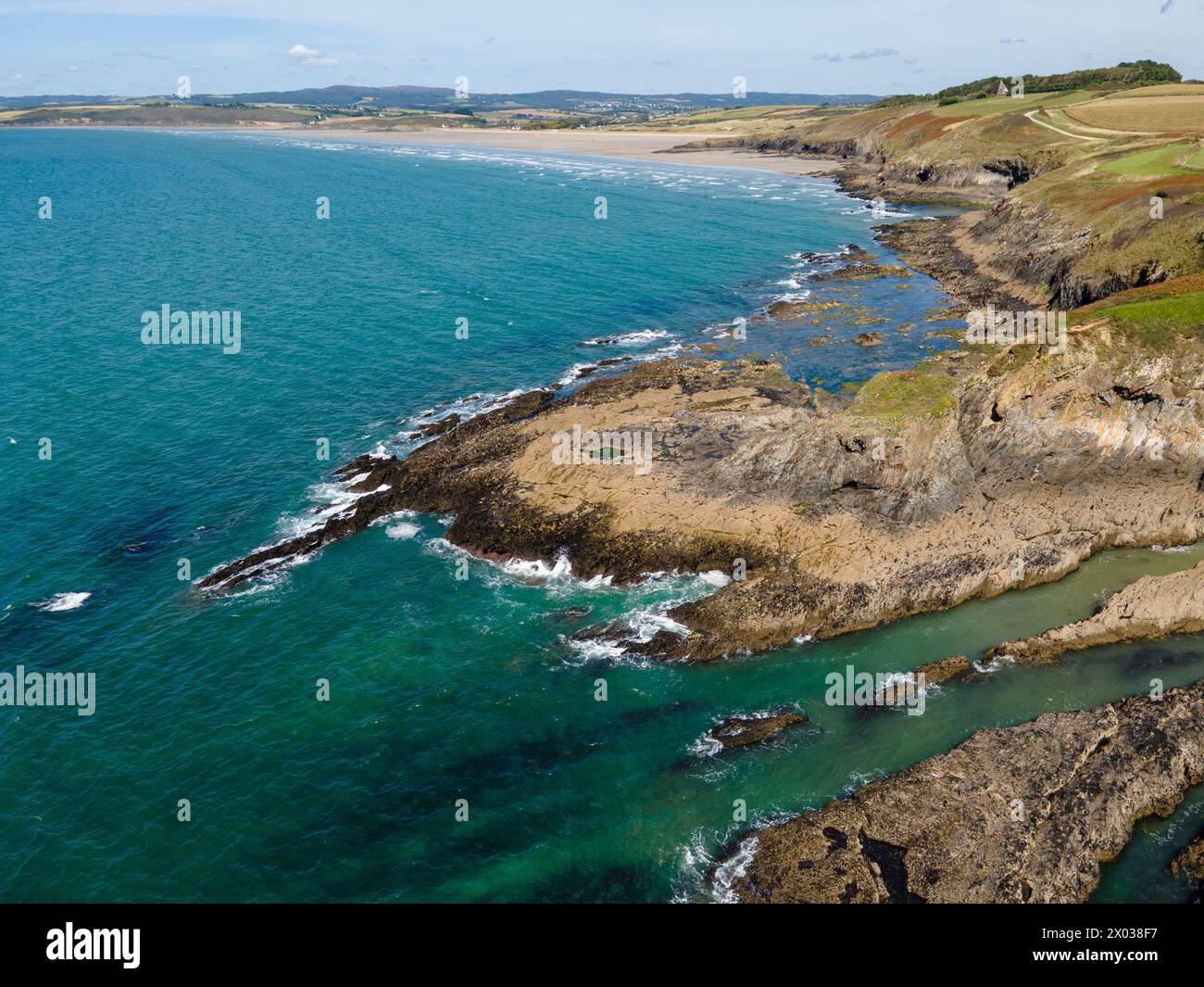 Sainte-Anne la Palud beach, bay of Douarnenez, Sainte-Anne la Palud ...