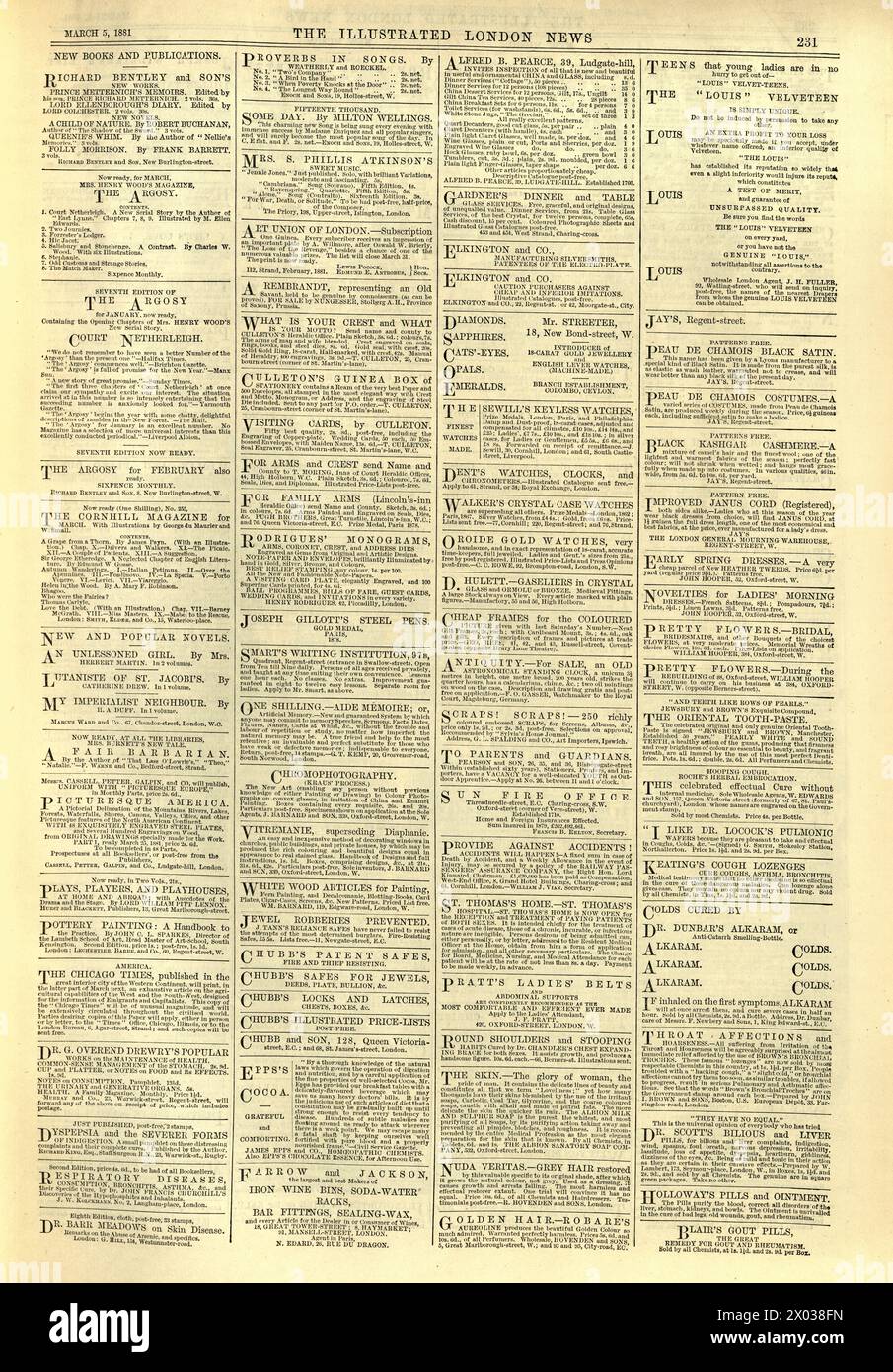 1880's advertising hi-res stock photography and images - Alamy