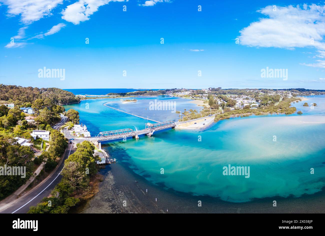 Aerial View of Narooma in Australia Stock Photo - Alamy