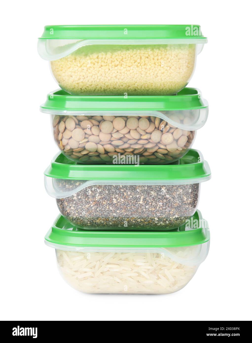 Plastic food containers seeds Cut Out Stock Images & Pictures - Alamy
