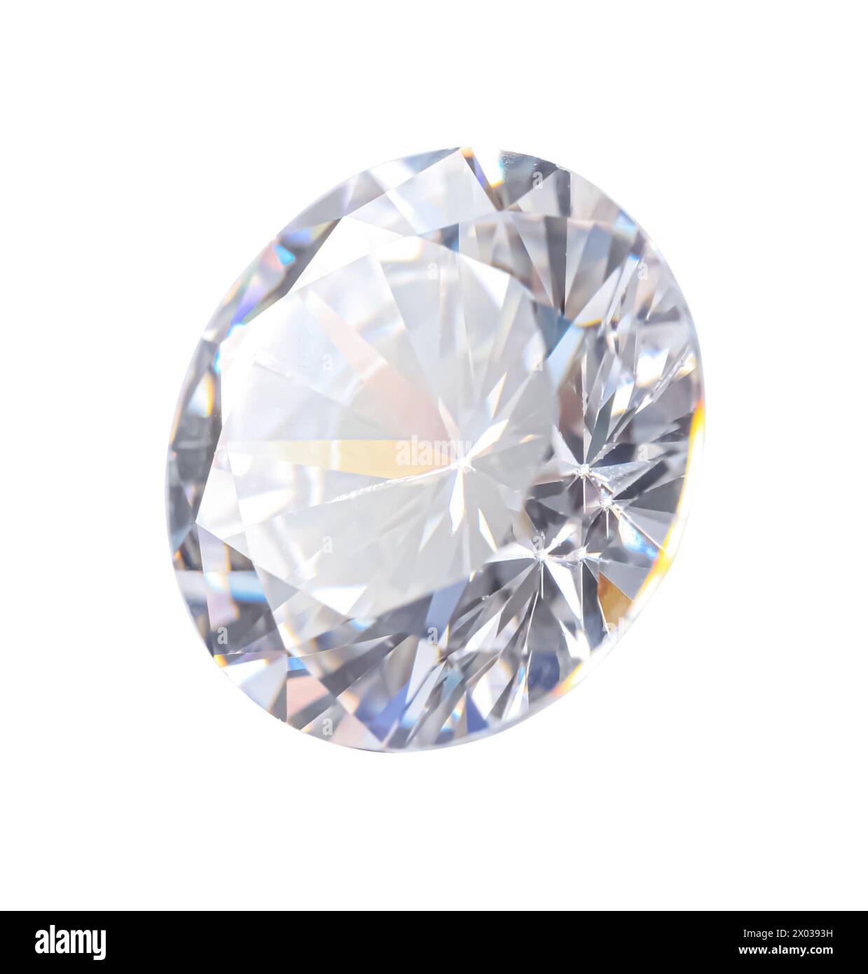 One beautiful shiny diamond isolated on white Stock Photo - Alamy