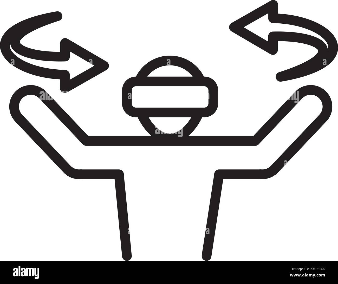 virtual reality user icon Stock Vector Image & Art - Alamy