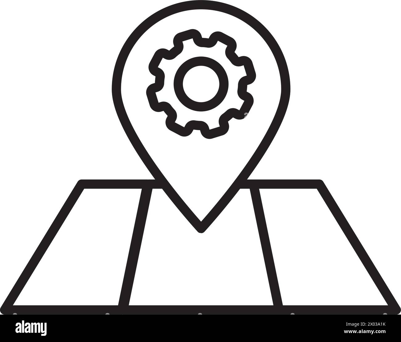 customer support location pin icon Stock Vector Image & Art - Alamy