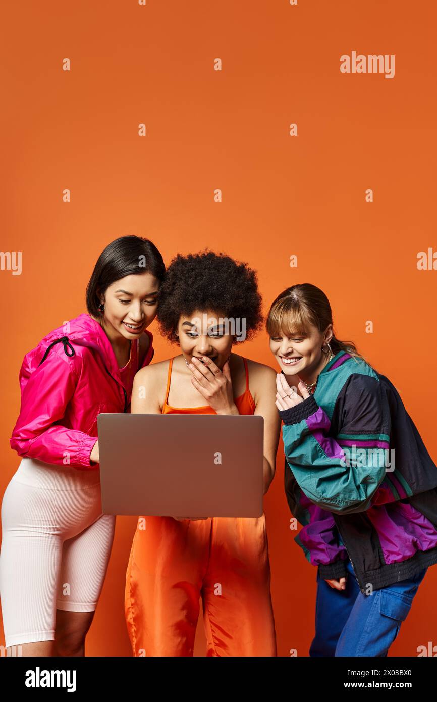 A beautiful group of women of Caucasian, Asian, and African American ...