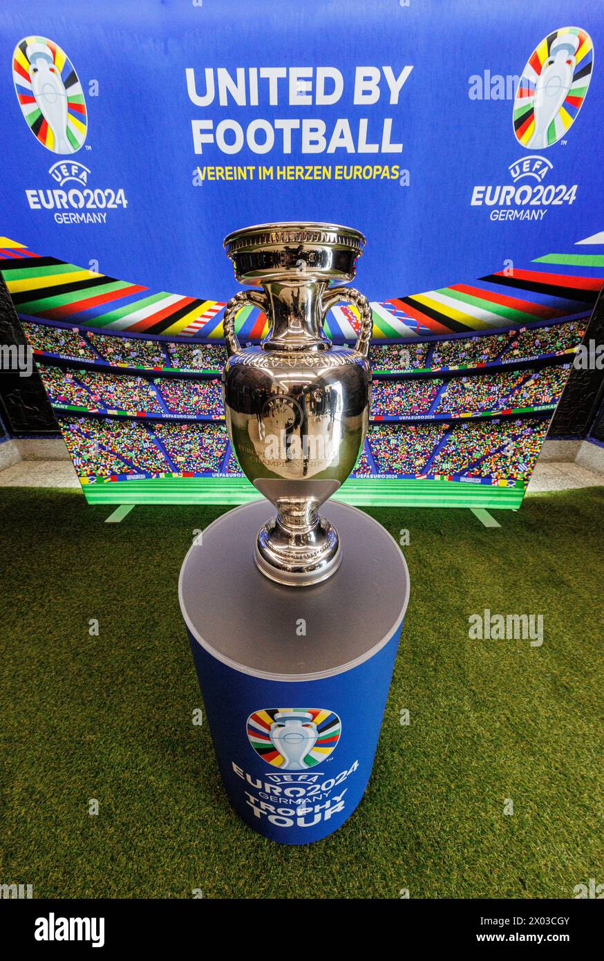 Euro 2024 trophy hi-res stock photography and images - Alamy