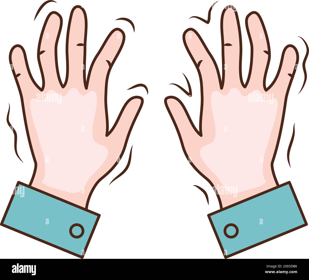 parkinson hands shaking Stock Vector Image & Art - Alamy