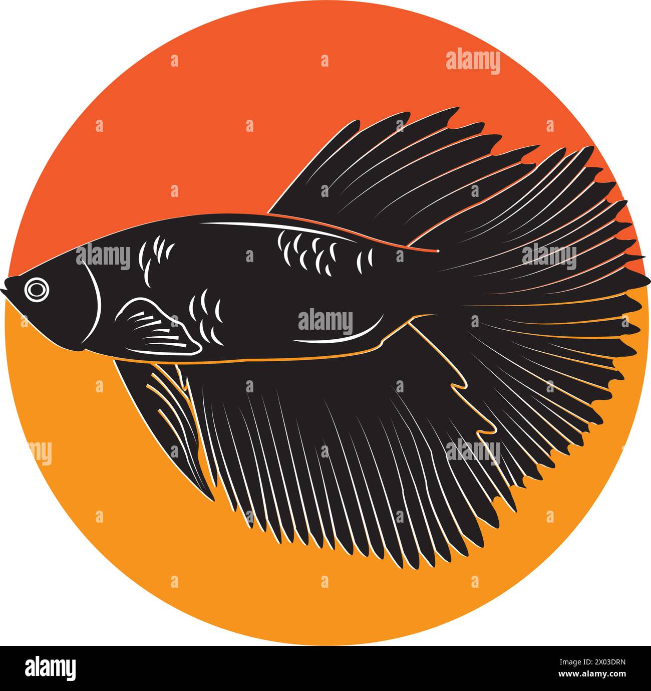 betta fish icon vector illustration symbol design Stock Vector Image ...