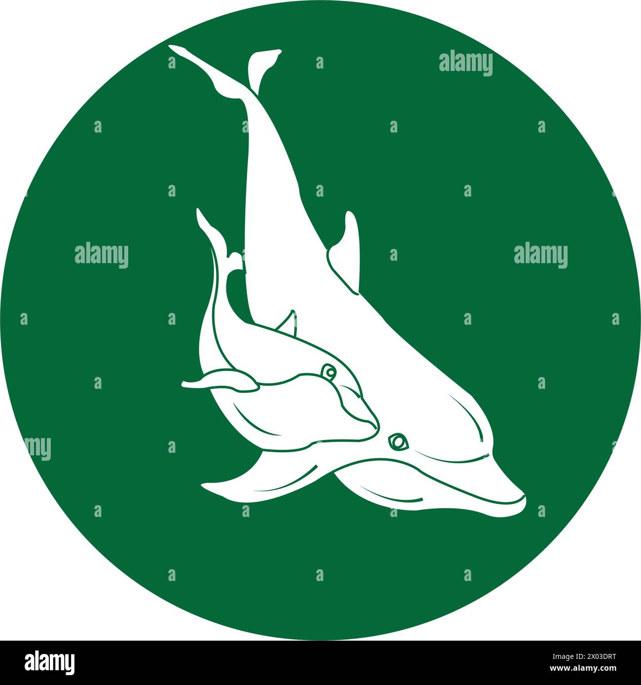dolphin icon vector illustration simple design Stock Vector Image & Art ...