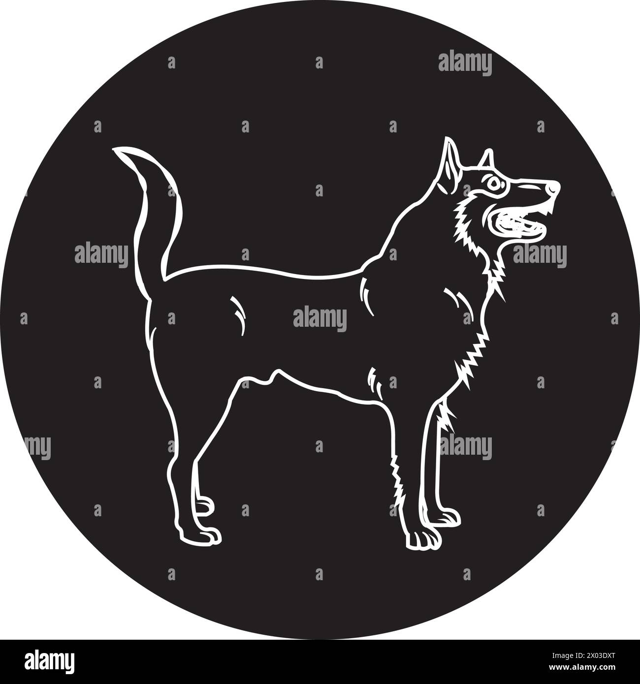 Dog icon vector illustration simple design Stock Vector Image & Art - Alamy