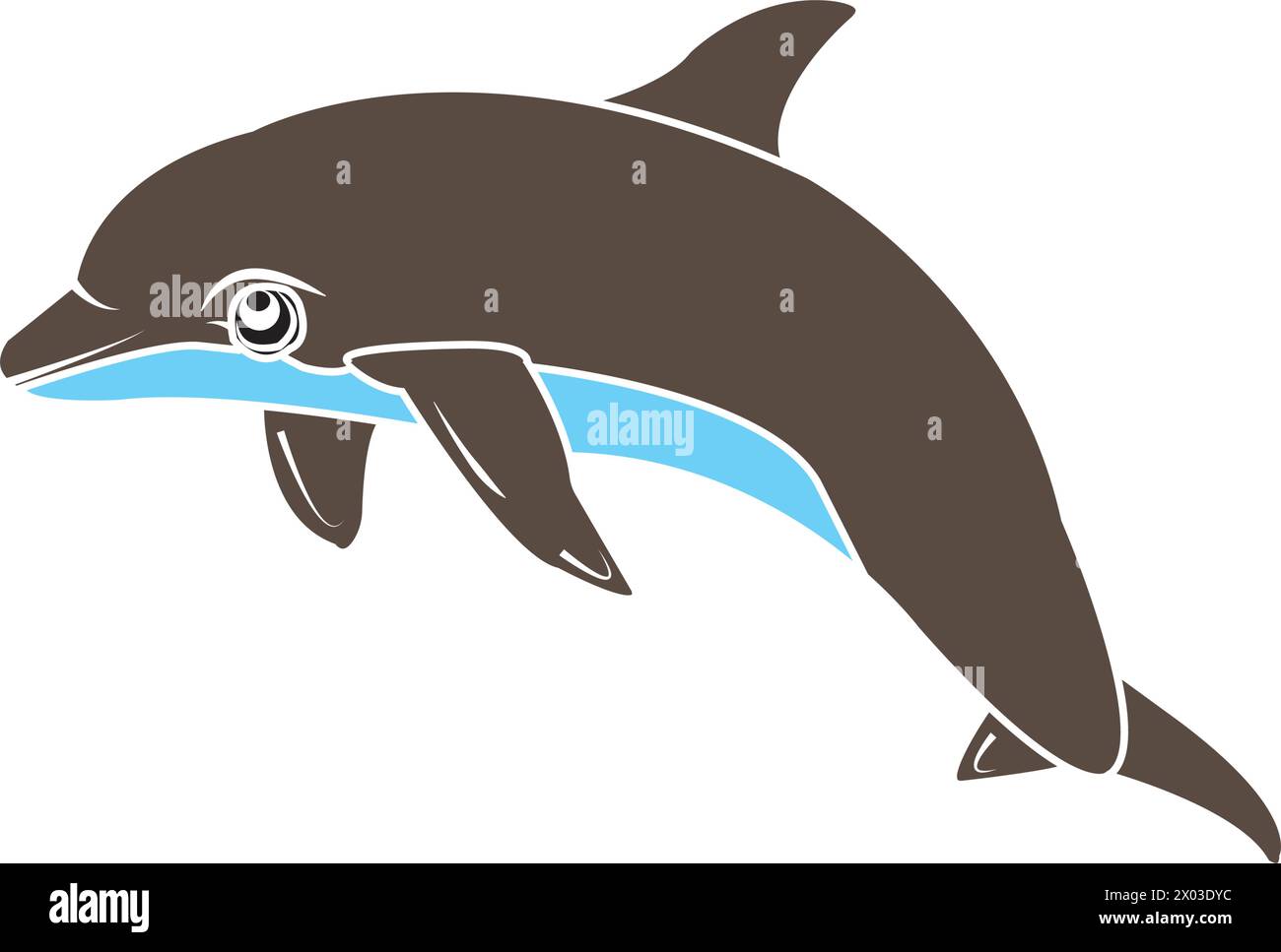 Dolphin icon vector illustration simple design Stock Vector Image & Art ...