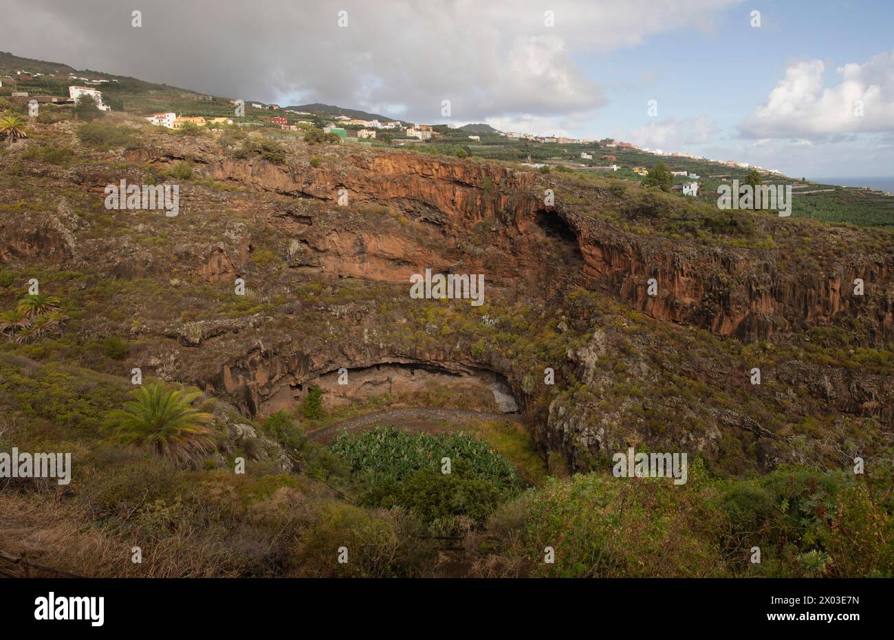 El Tendal archaeological site featuring cave dwellings, home to ...