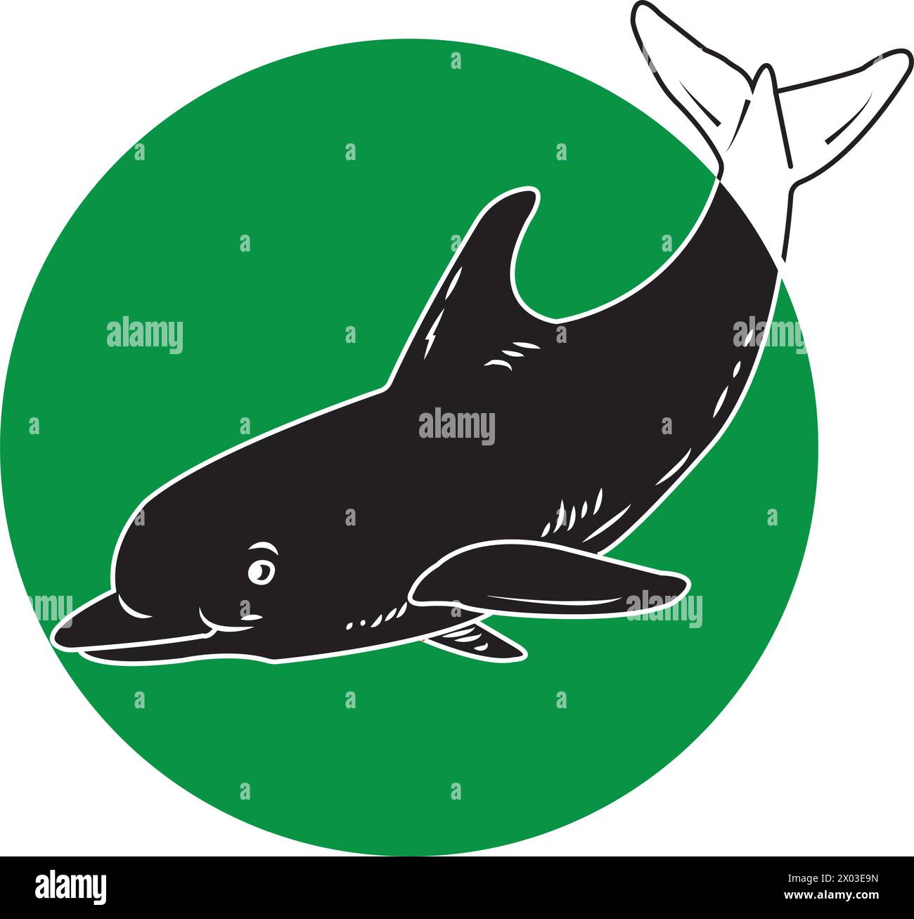 Dolphin icon vector illustration simple design Stock Vector Image & Art ...