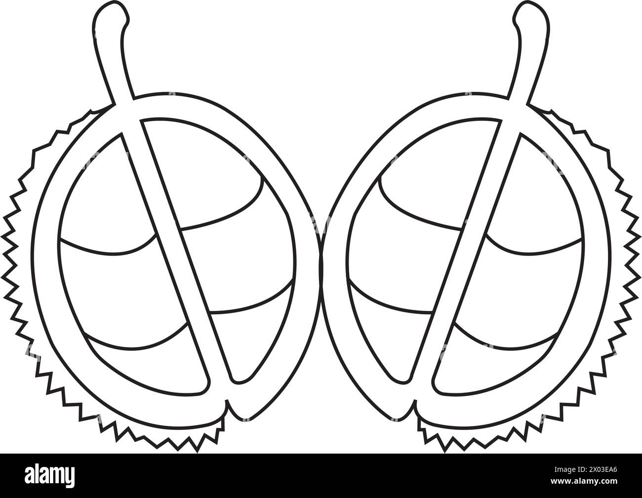 durian icon vector illustration symbol design Stock Vector Image & Art ...