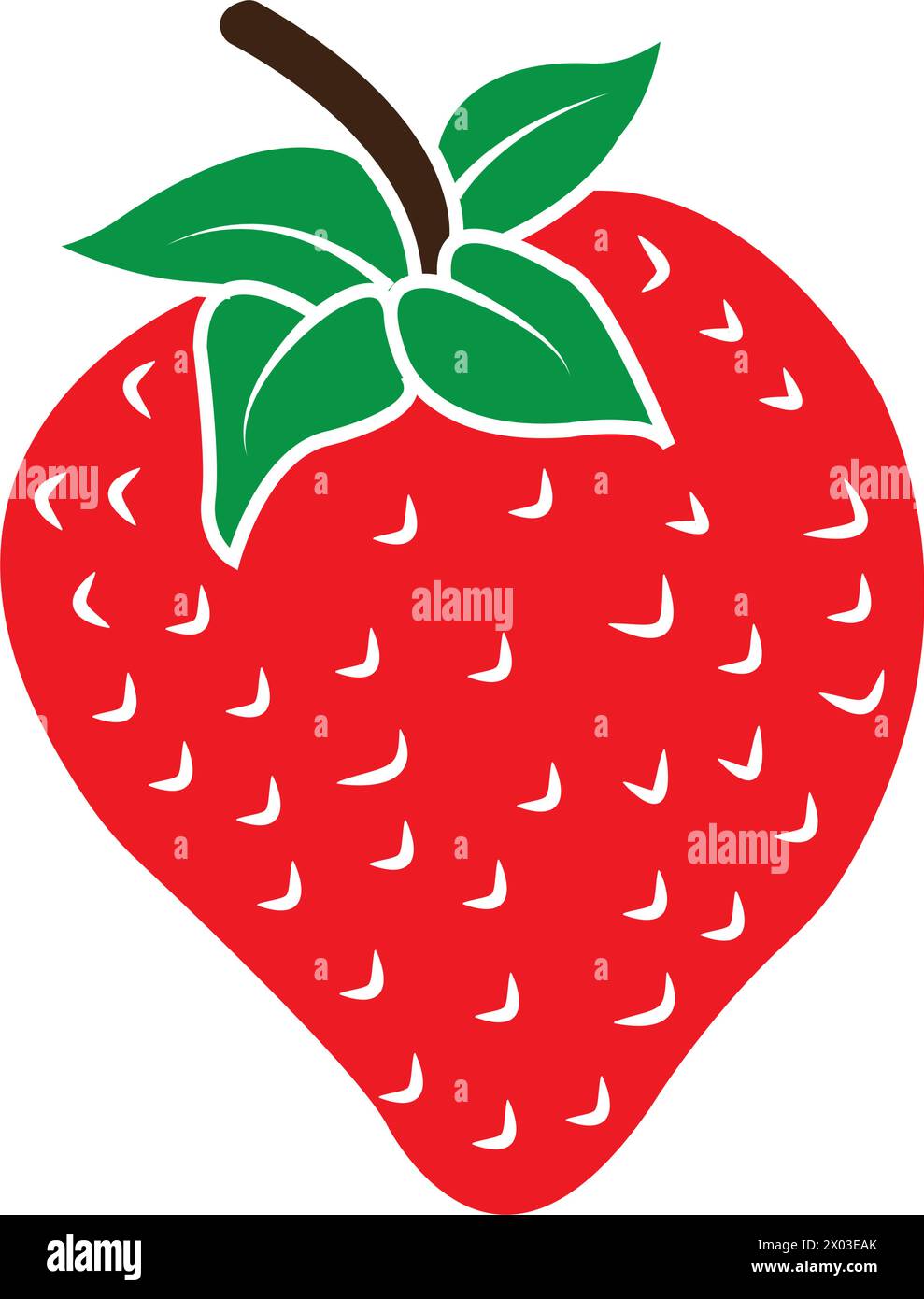 strawberry icon vector illustration symbol design Stock Vector Image ...