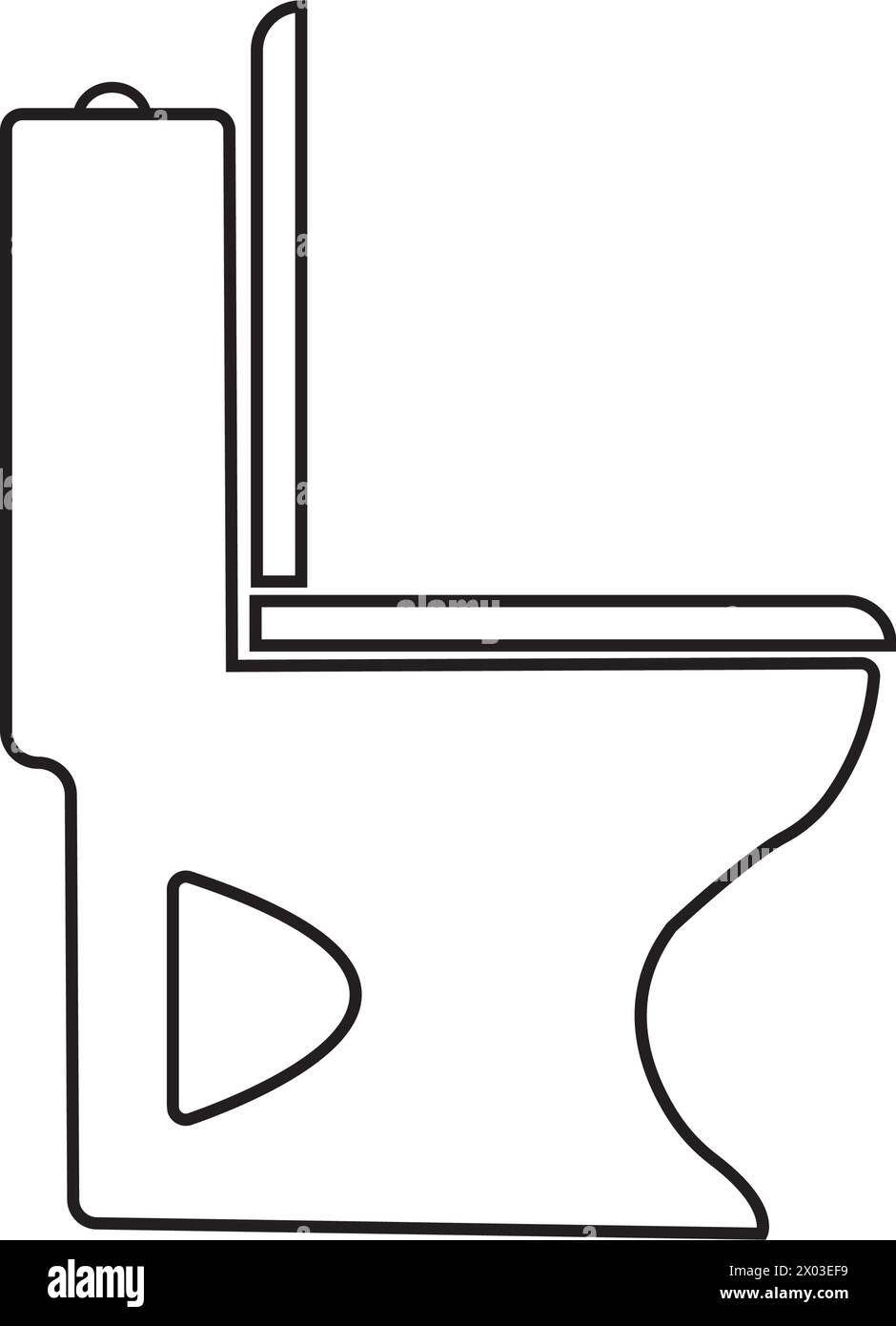 toilet seat icon vector illustration simple design Stock Vector Image ...