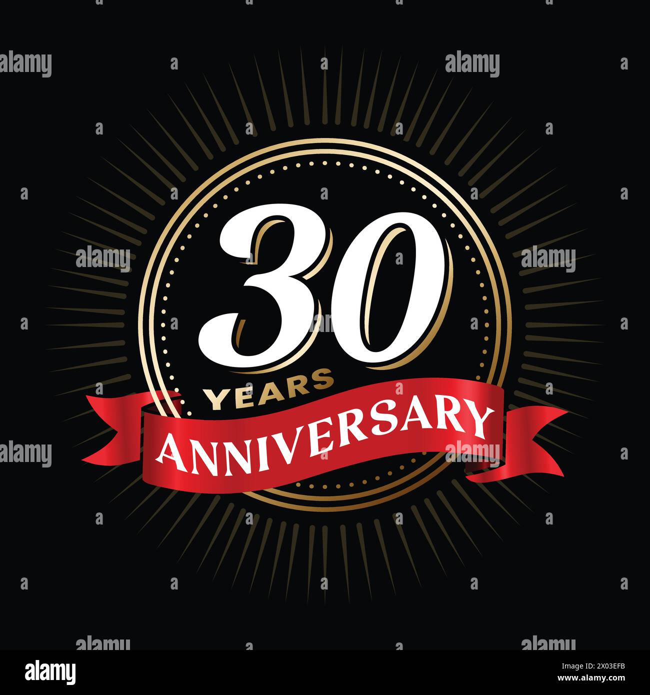 30 th Stock Vector Images - Alamy