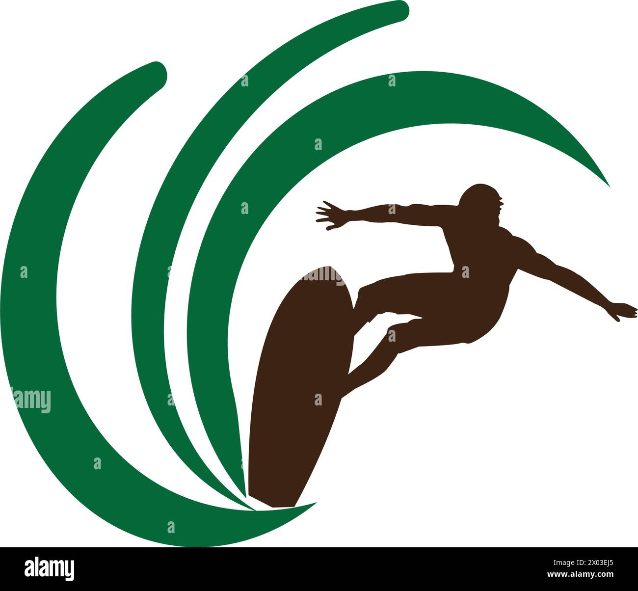 surfing icon vector illustration symbol design Stock Vector Image & Art ...