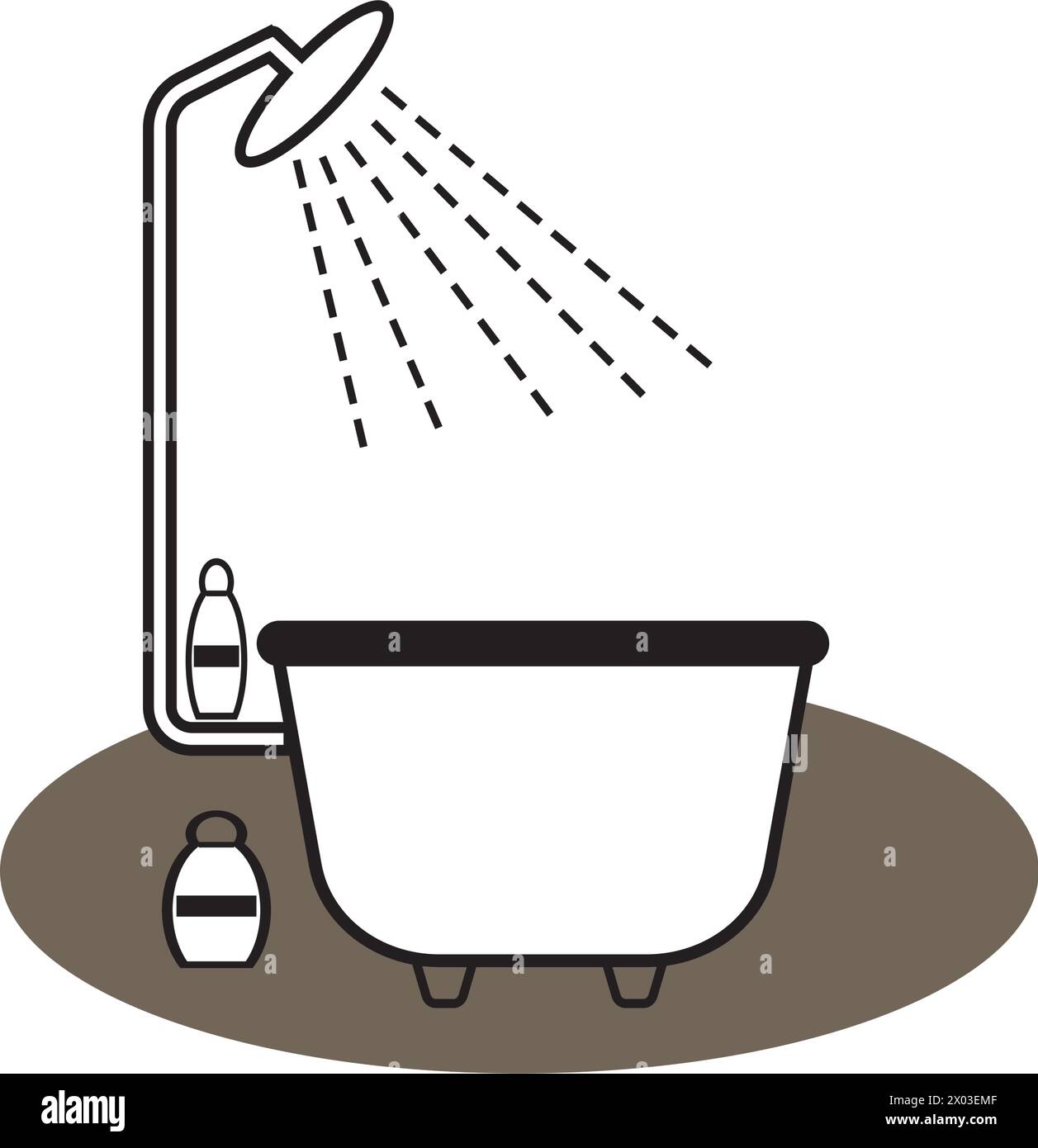 bathroom icon vector illustration simple design Stock Vector Image ...