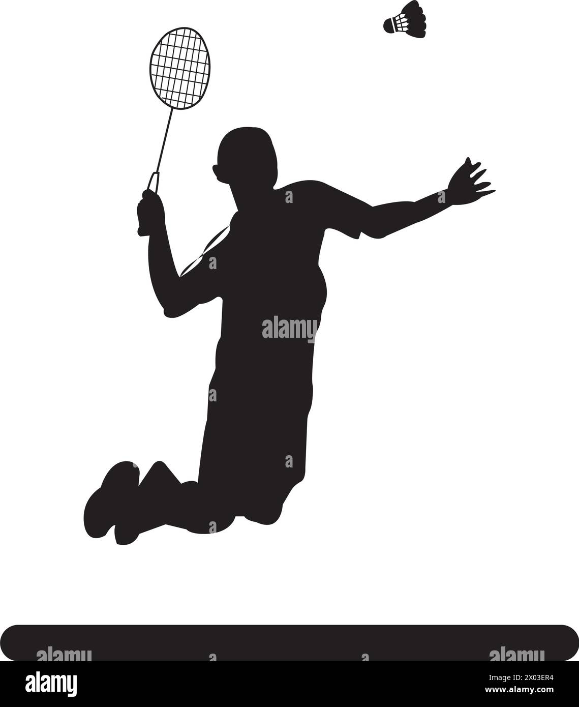 badminton icon vector illustration symbol design Stock Vector Image ...