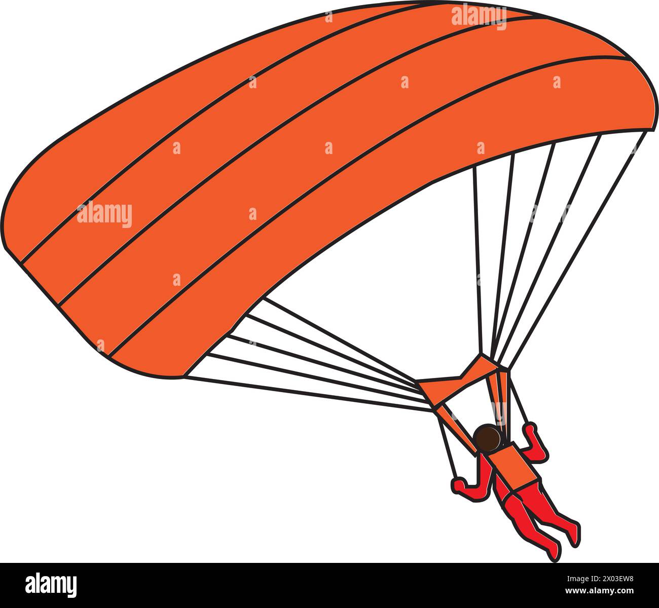 parachuting icon vector illustration symbol design Stock Vector Image ...