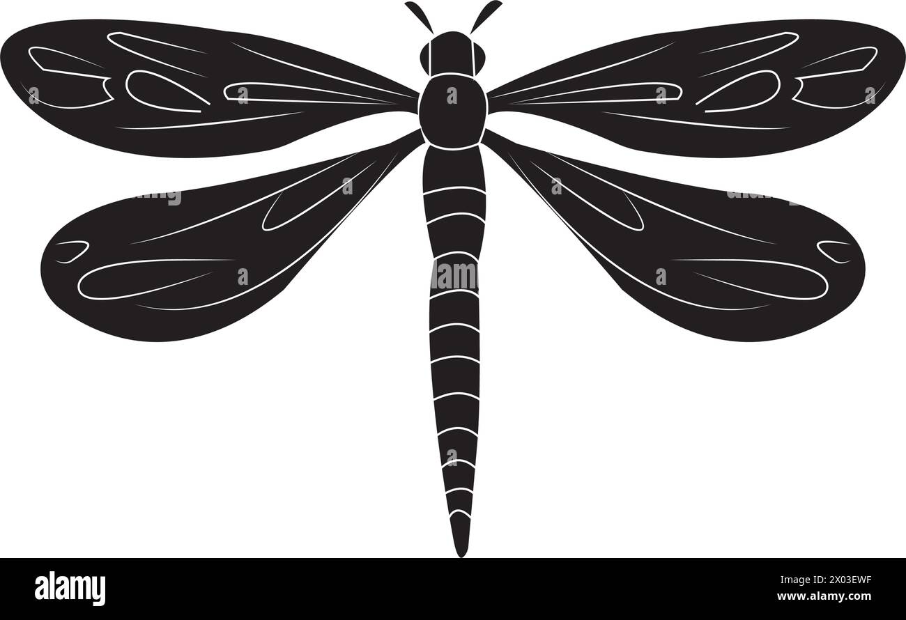 dragonfly icon vector illustration symbol design Stock Vector Image ...