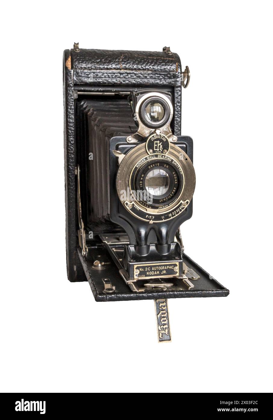 No. 2C Autographic Kodak Junior Model A camera Stock Photo - Alamy