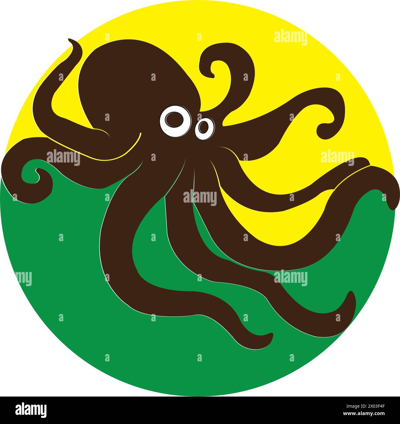 octopus icon vector illustration symbol design Stock Vector Image & Art ...