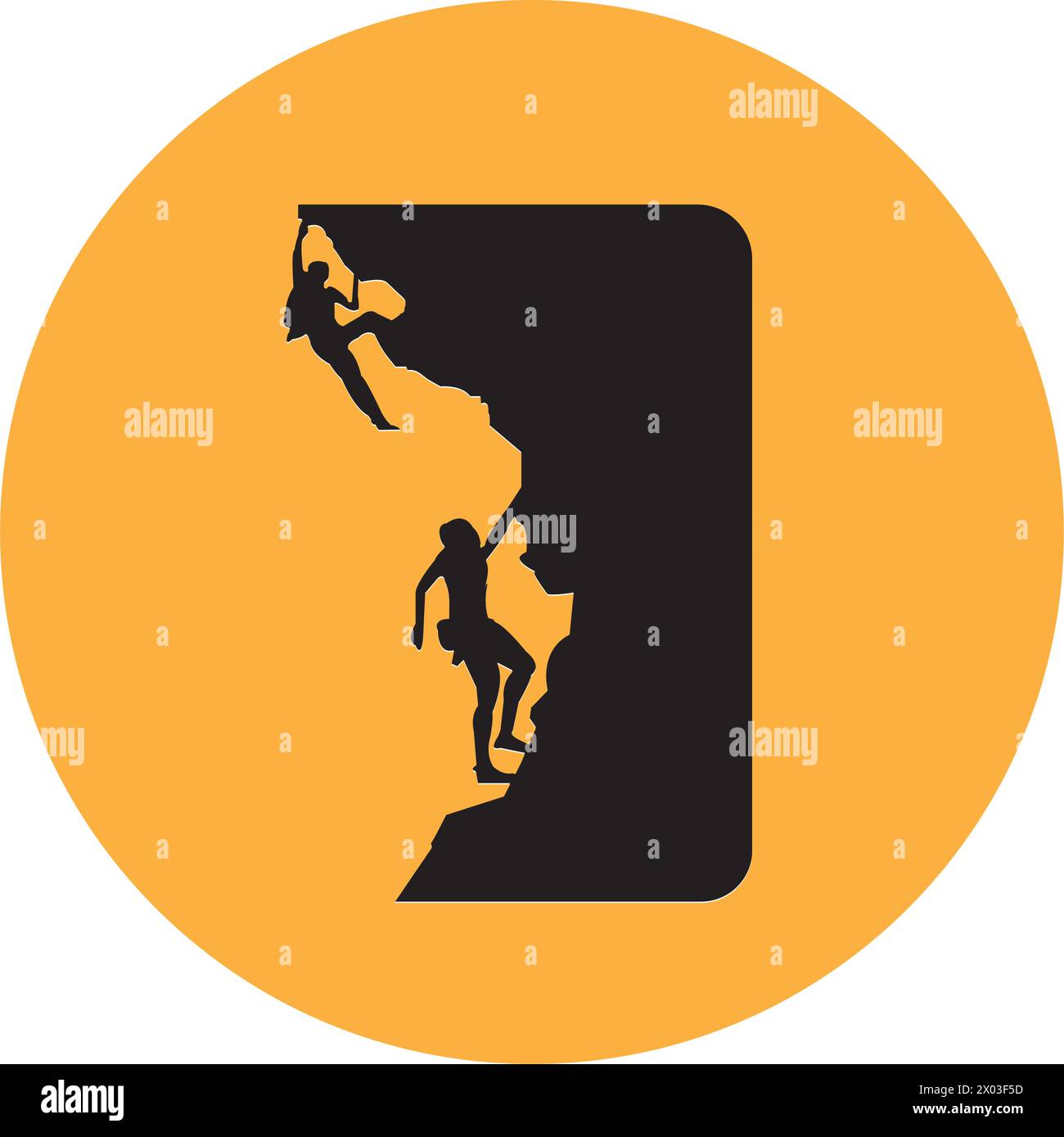 rock climbing icon vector illustration symbol design Stock Vector Image ...