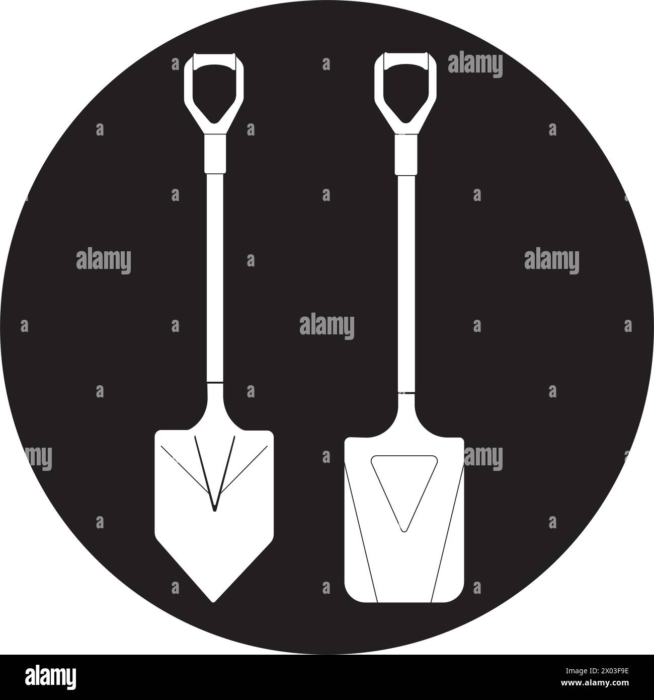shovel icon vector illustration symbol design Stock Vector Image & Art ...