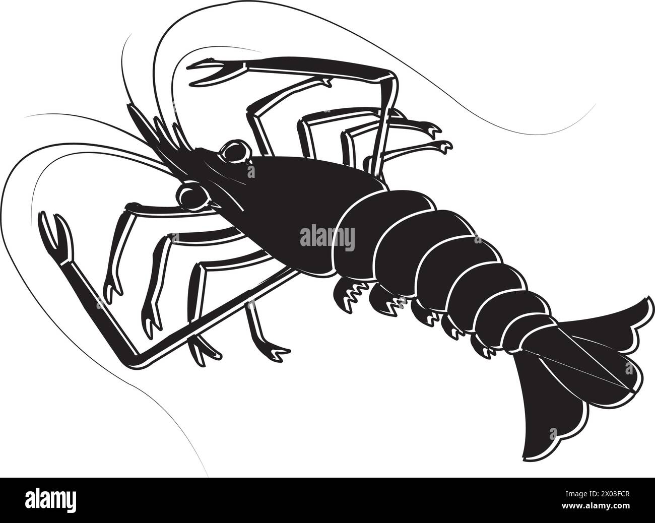 shrimp icon vector illustration symbol design Stock Vector Image & Art ...