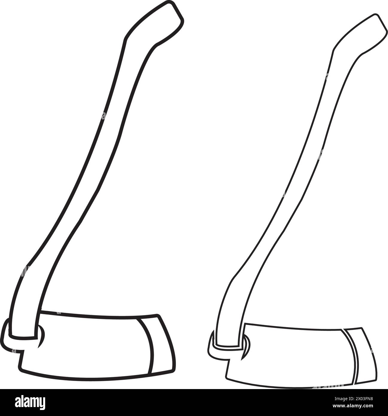 hoe icon vector illustration simple design Stock Vector Image & Art - Alamy