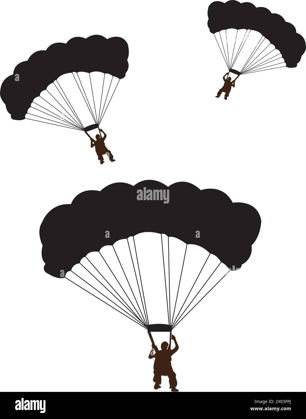 parachuting icon vector illustration symbol design Stock Vector Image ...