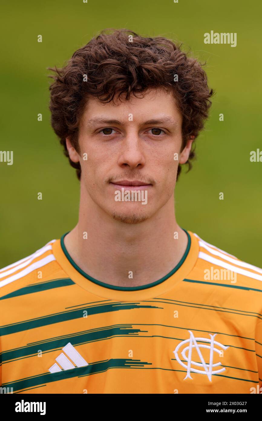 Nottinghamshire's Calvin Harrison during a media day at Trent Bridge ...