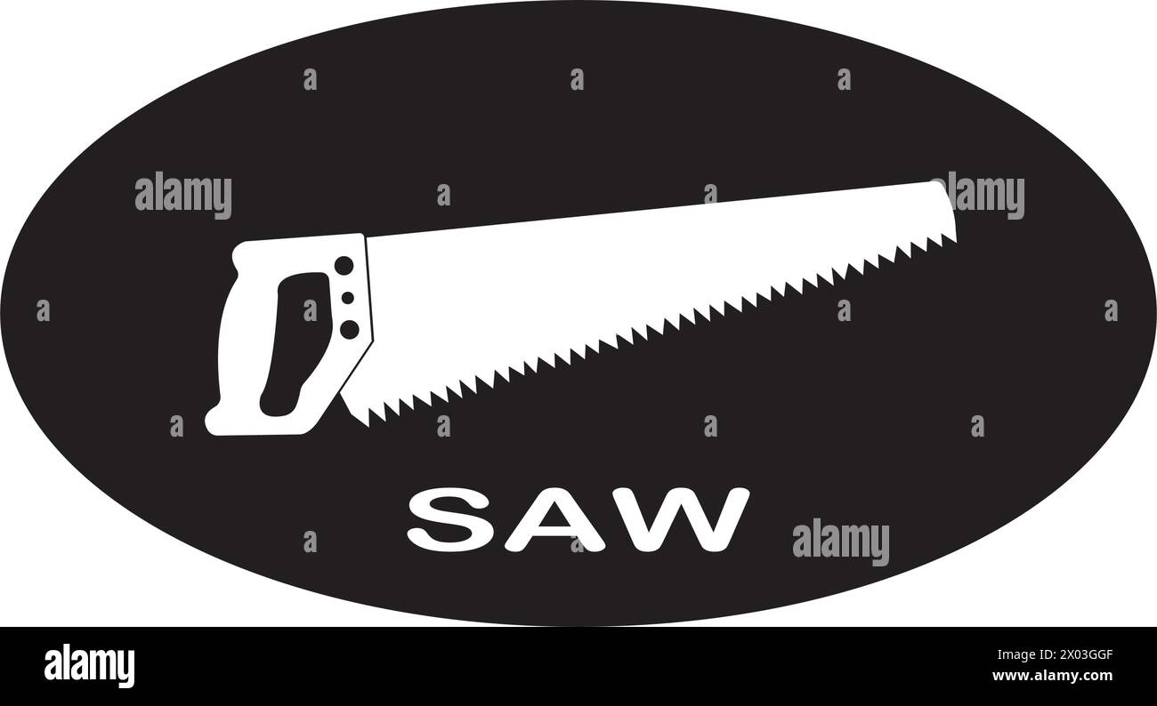 saw ikon vector illustration simple design Stock Vector Image & Art - Alamy