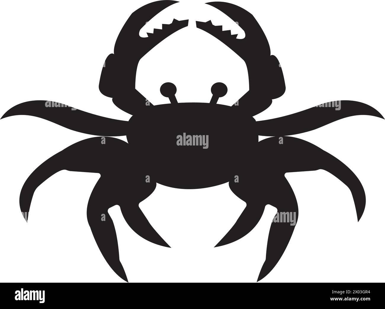 Crab icon vector illustration symbol design Stock Vector Image & Art ...
