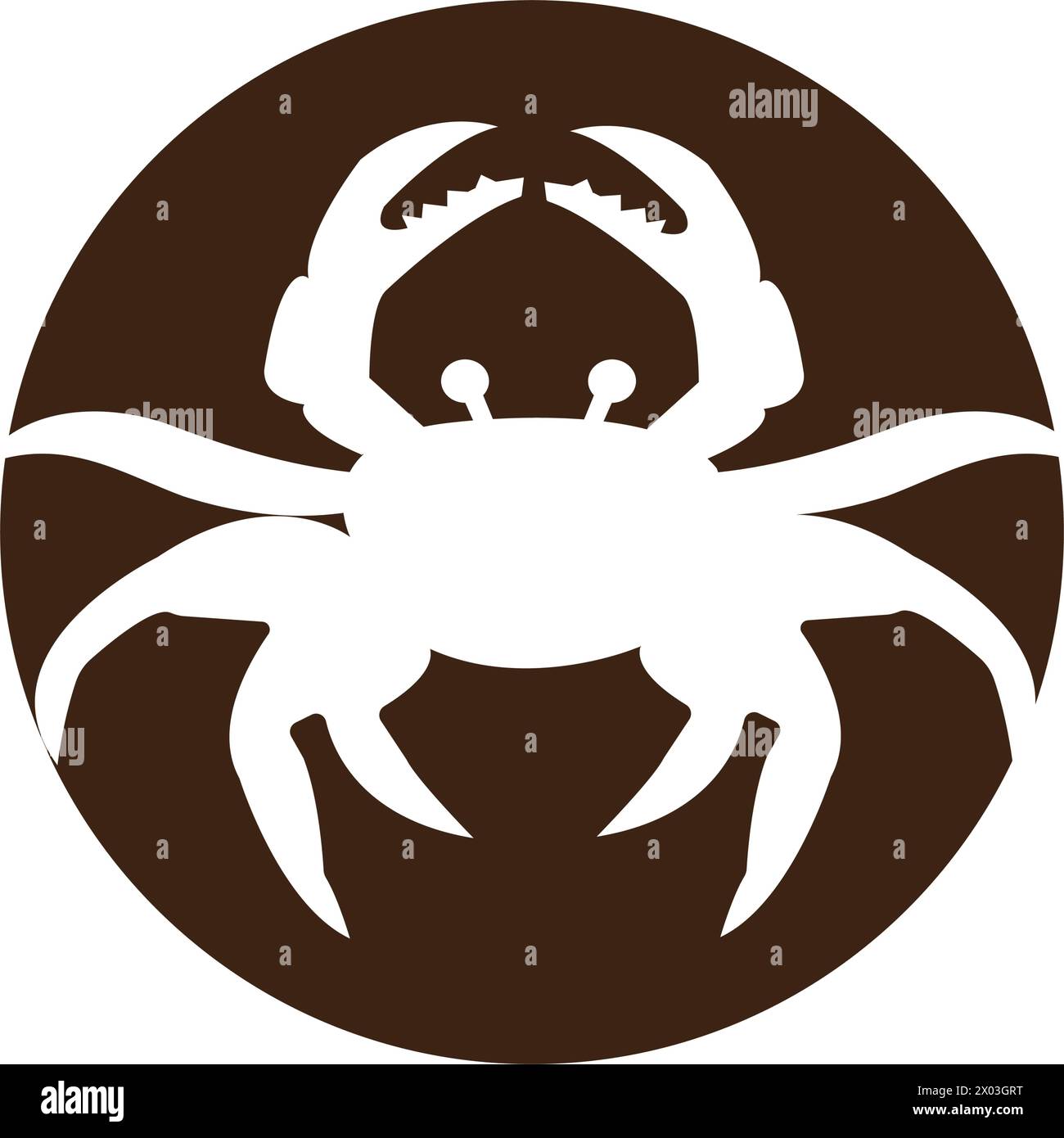 Crab icon vector illustration symbol design Stock Vector Image & Art ...
