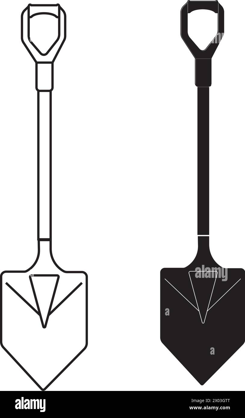 shovel icon vector illustration symbol design Stock Vector Image & Art ...