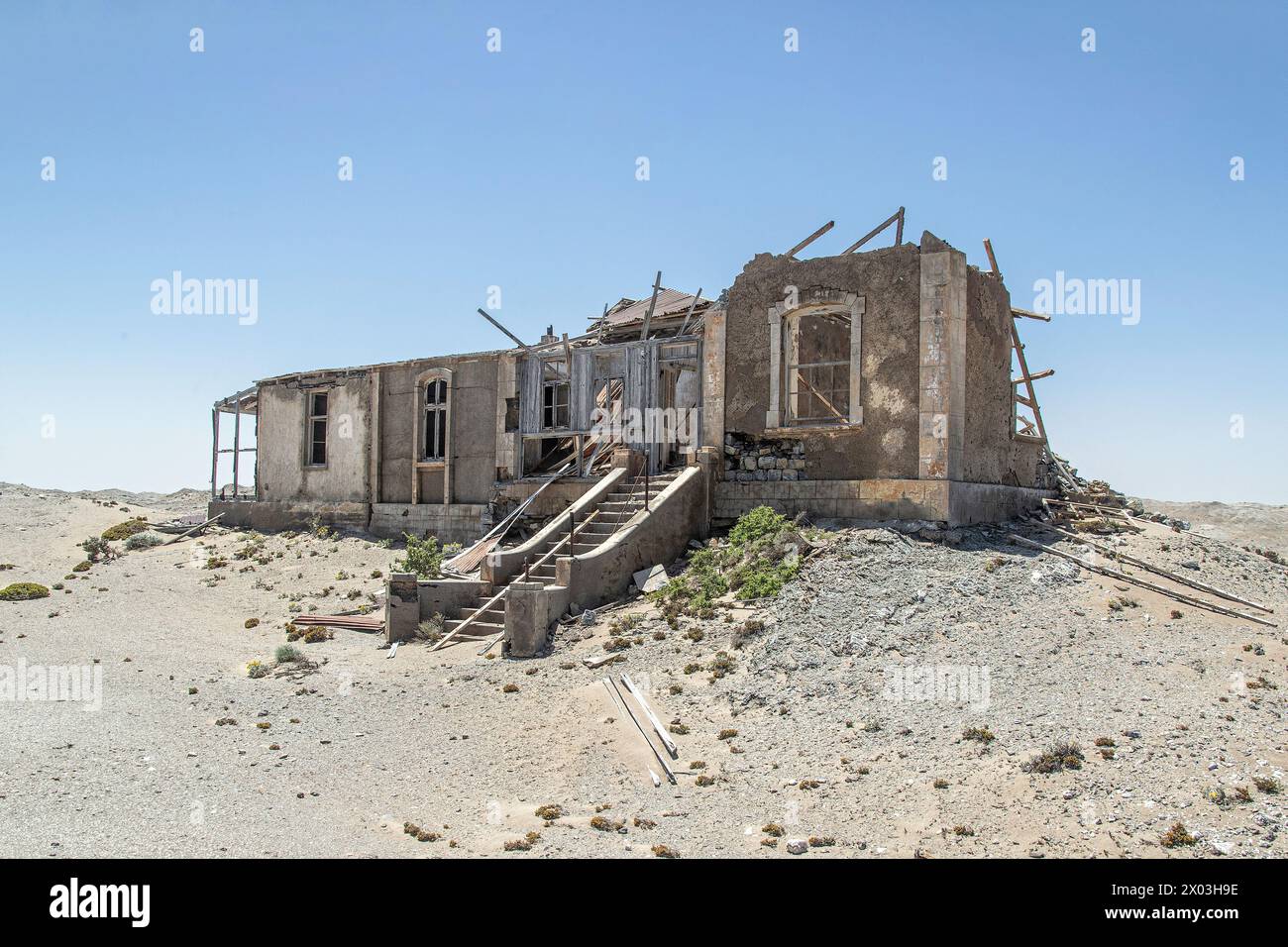 Abandoned, miner's house, preserved by the dry desert air, at ...