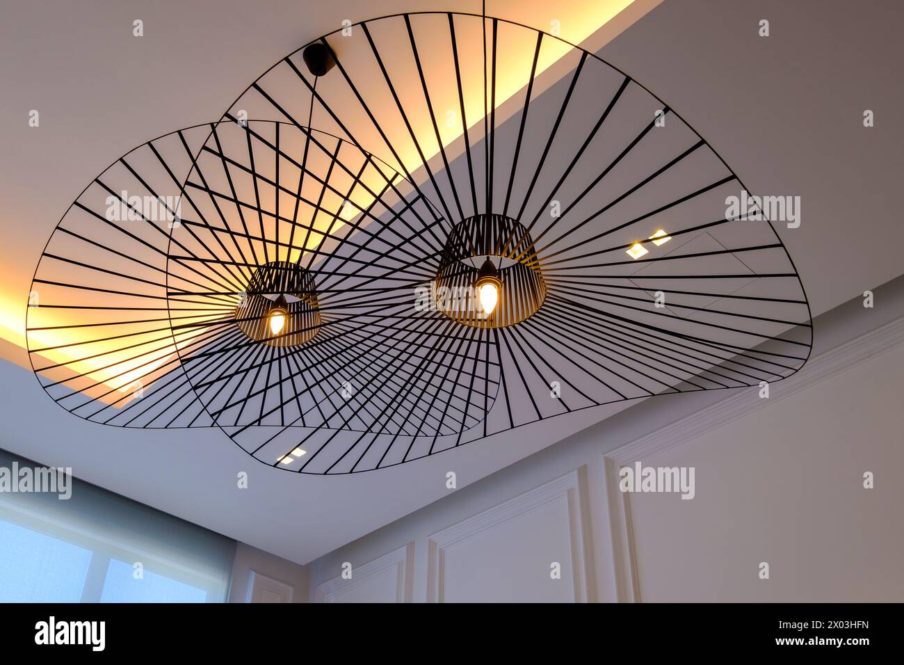 HAMALA, BAHRAIN - MARCH 02, 2019: A pair of abstract, designer ...