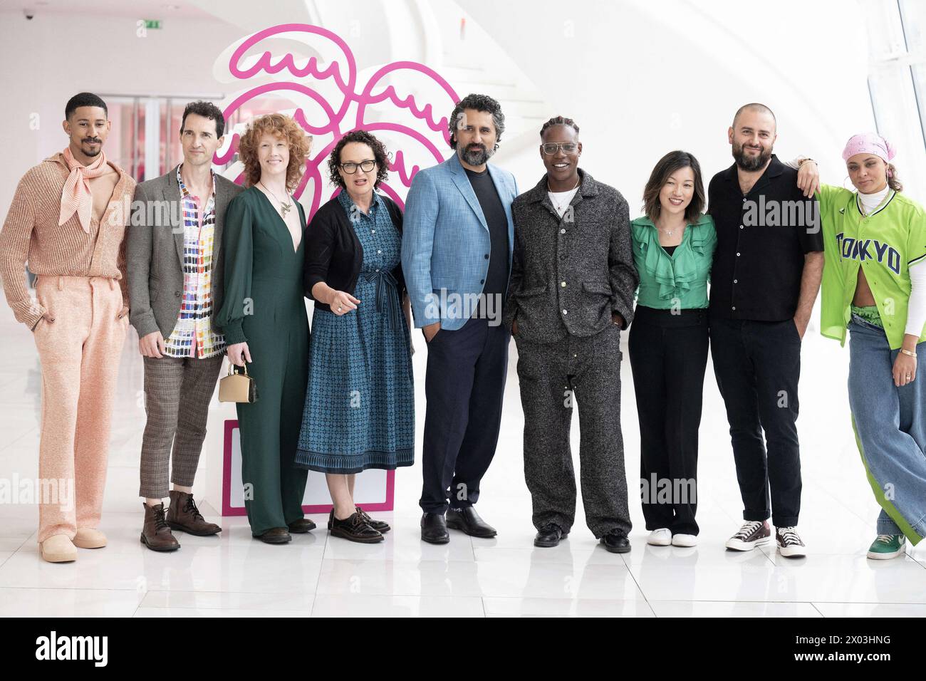 Cannes, France. 09th Apr, 2024. Keiynan Lonsdale, Andrea Riseborough ...