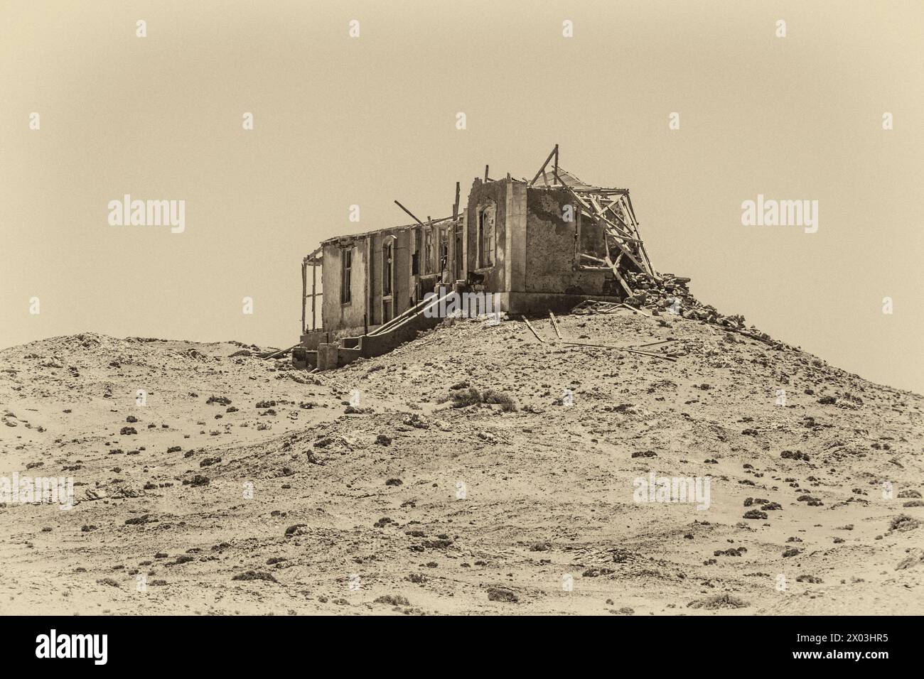 Abandoned, miner's house, preserved by the dry desert air, at ...