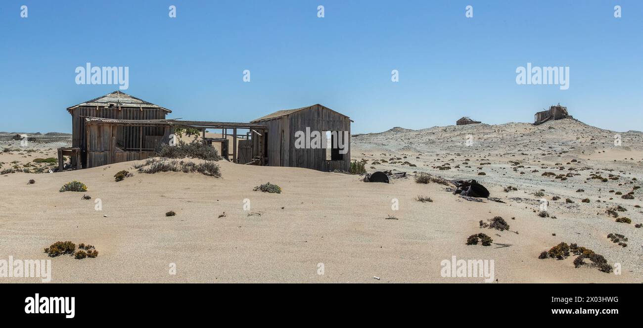 bandoned, miner's house, preserved by the dry desert air, at Borgenfels ...