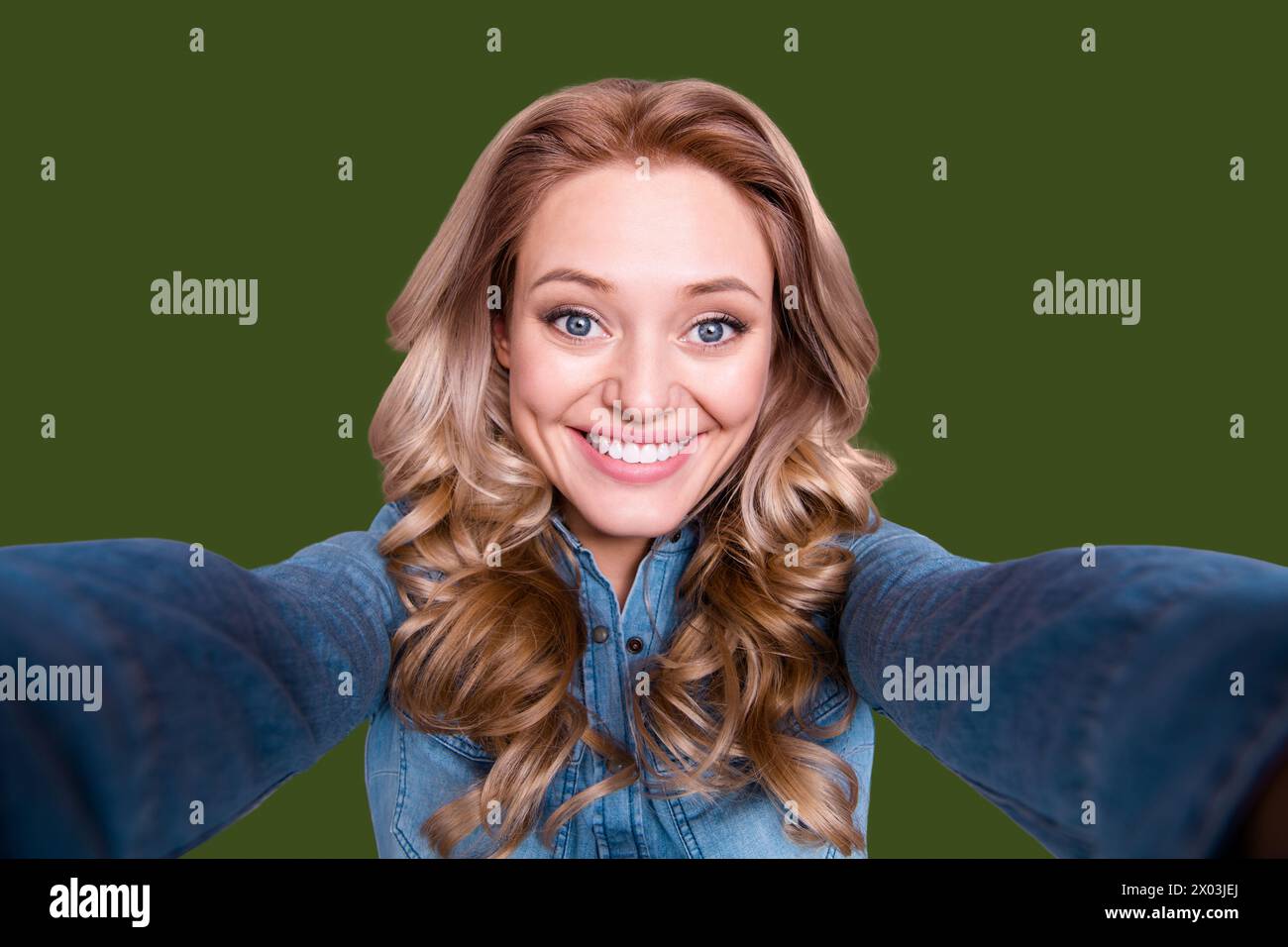 Self-portrait of her she nice cute fascinating lovely winsome charming ...