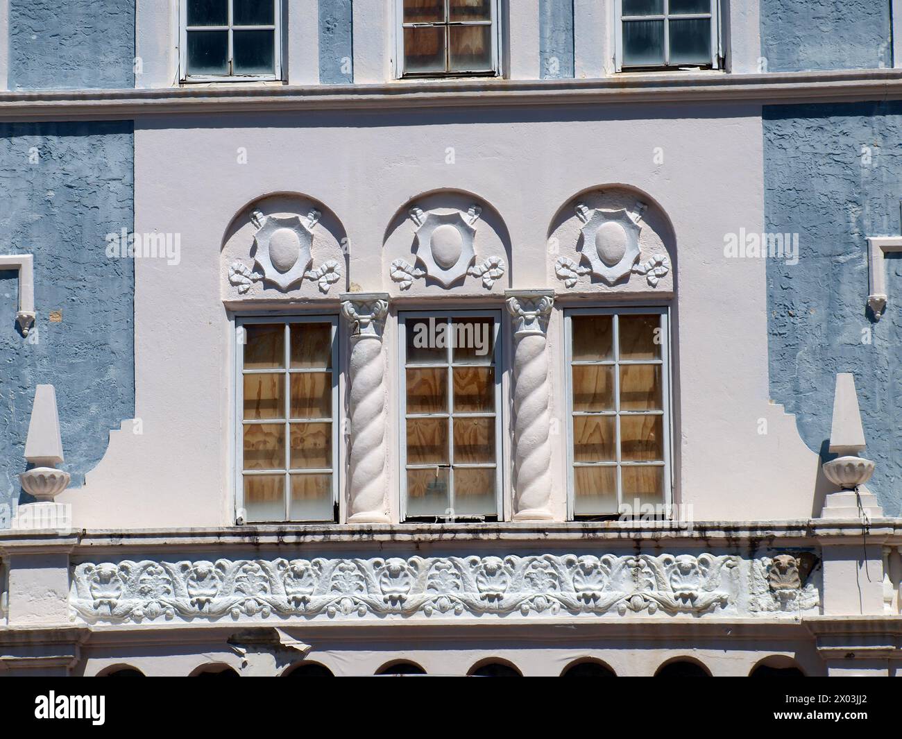 Miami, Florida, United States - April 6, 2024: The decorated windows ...