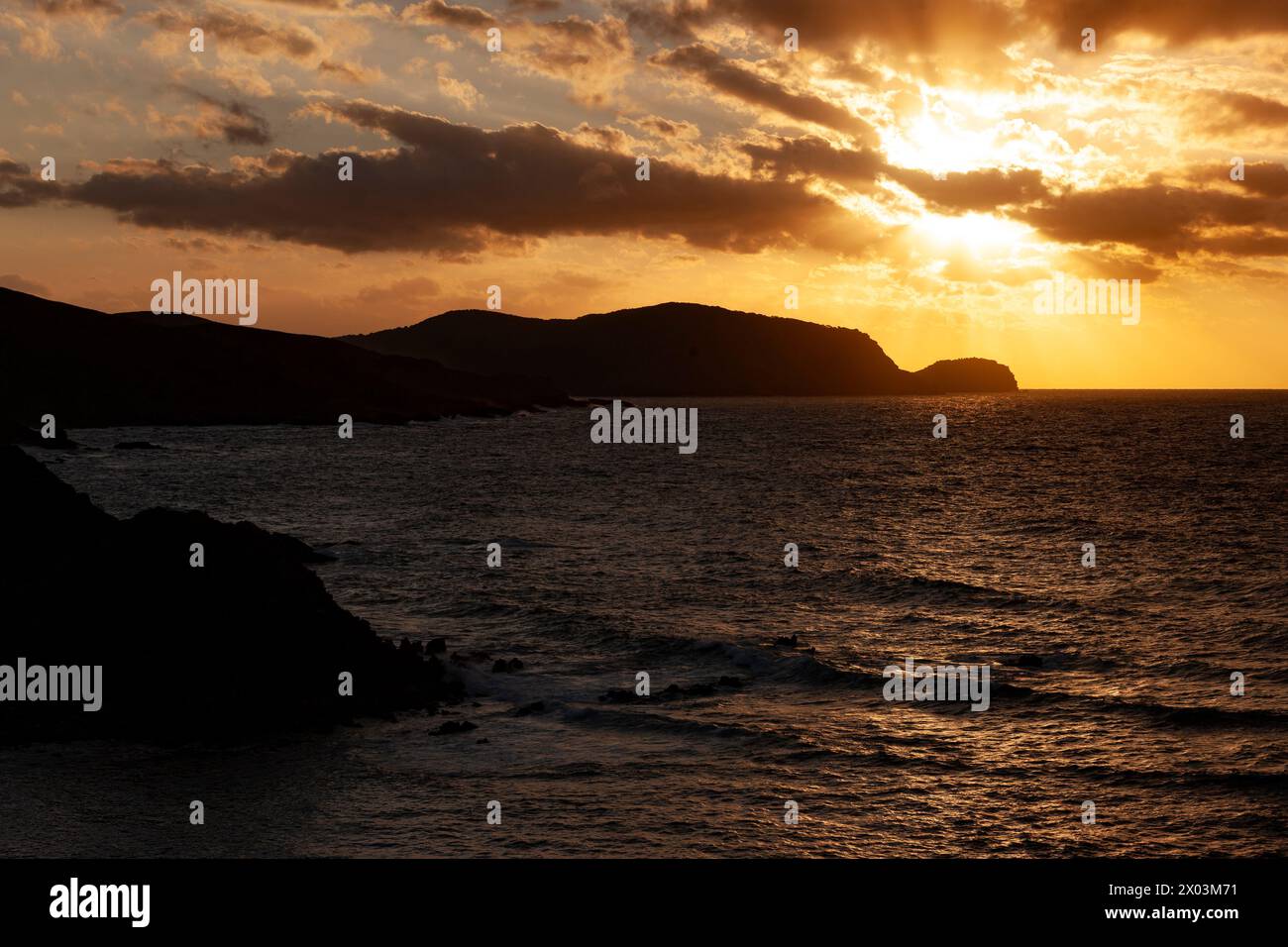 Dramatic menorca sunrise hi-res stock photography and images - Alamy