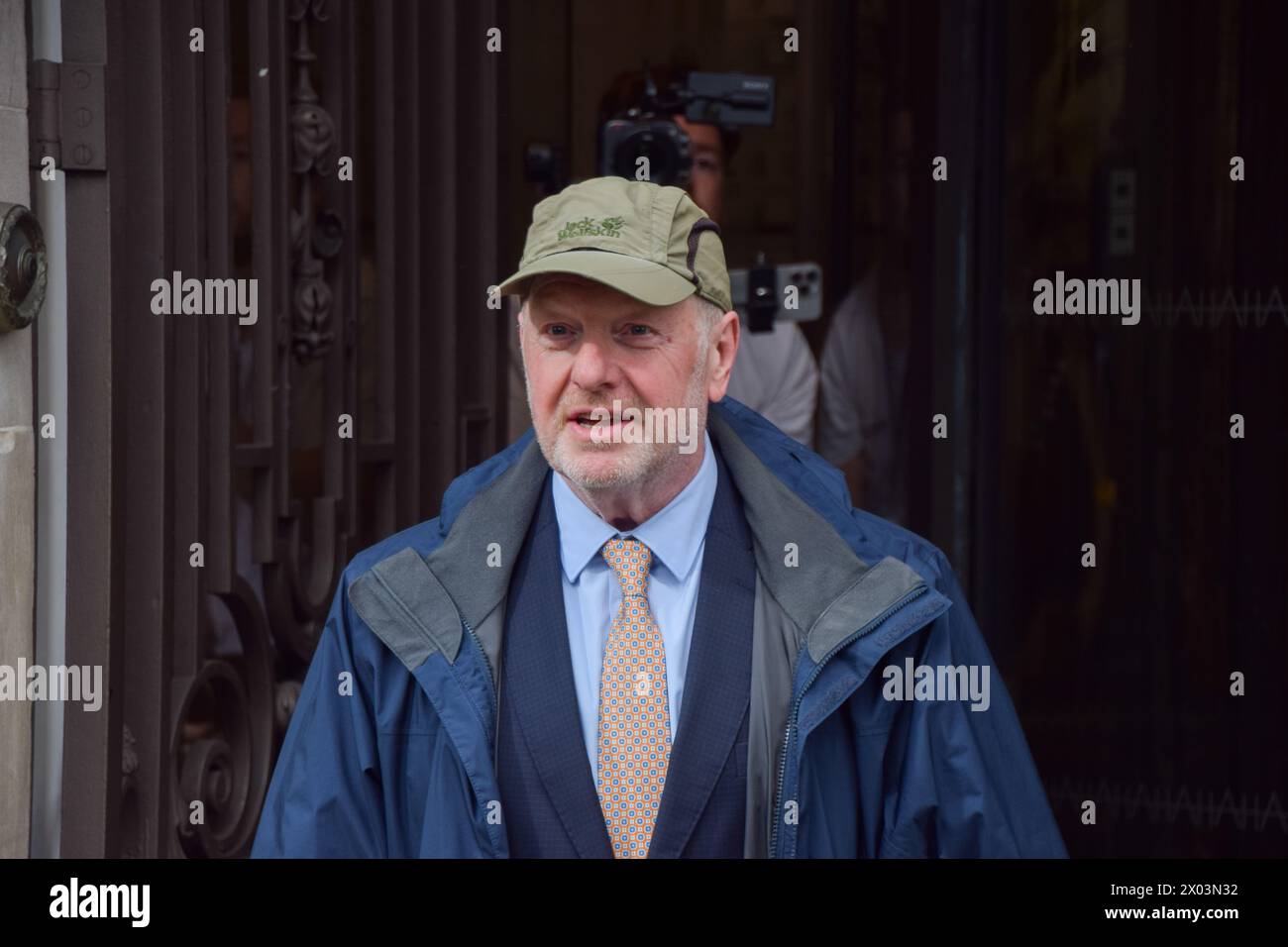 London, UK. 9th April 2024. Former subpostmaster Alan Bates leaves ...